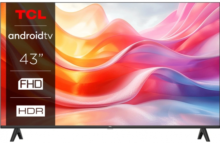 Телевізор 43" TCL LED FHD 60Hz Smart Android TV Black | ERC Ukraine