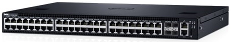Комутатор Dell S3148, L3, 48x1GbE, 2xCombo, 2x10GbE SFP+ fixed ports ...